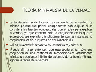 La influencia de la teoría semántica de la verdad en la teoría ...