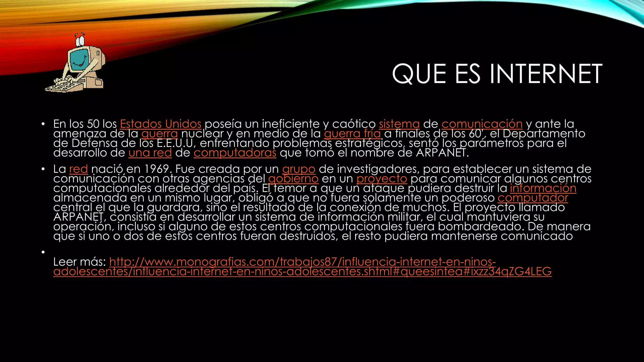 La influencia del internet en los adolescentes | PPT