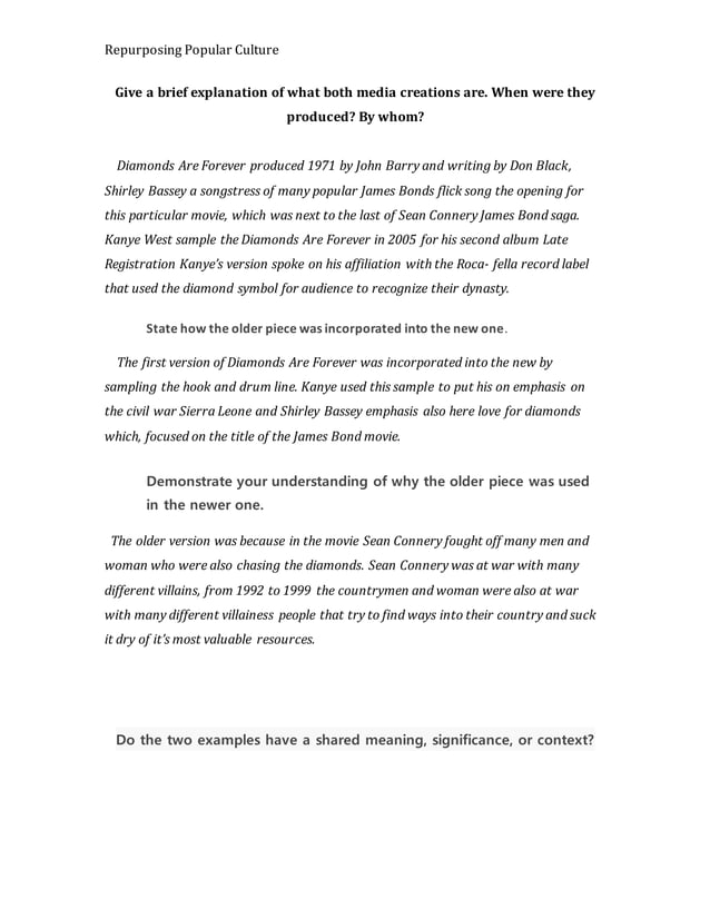 Laing kennethw1repurposingpcm assignmentone | PDF