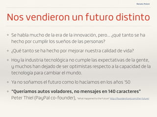 La innovación que no fue - Por Renato Poloni | PDF