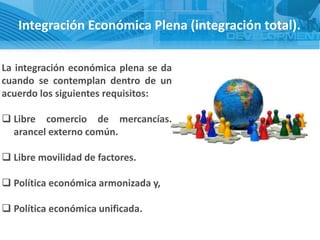 La Integracion Economica y su Apliacion | PPTX