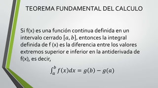La integral definida | PPTX