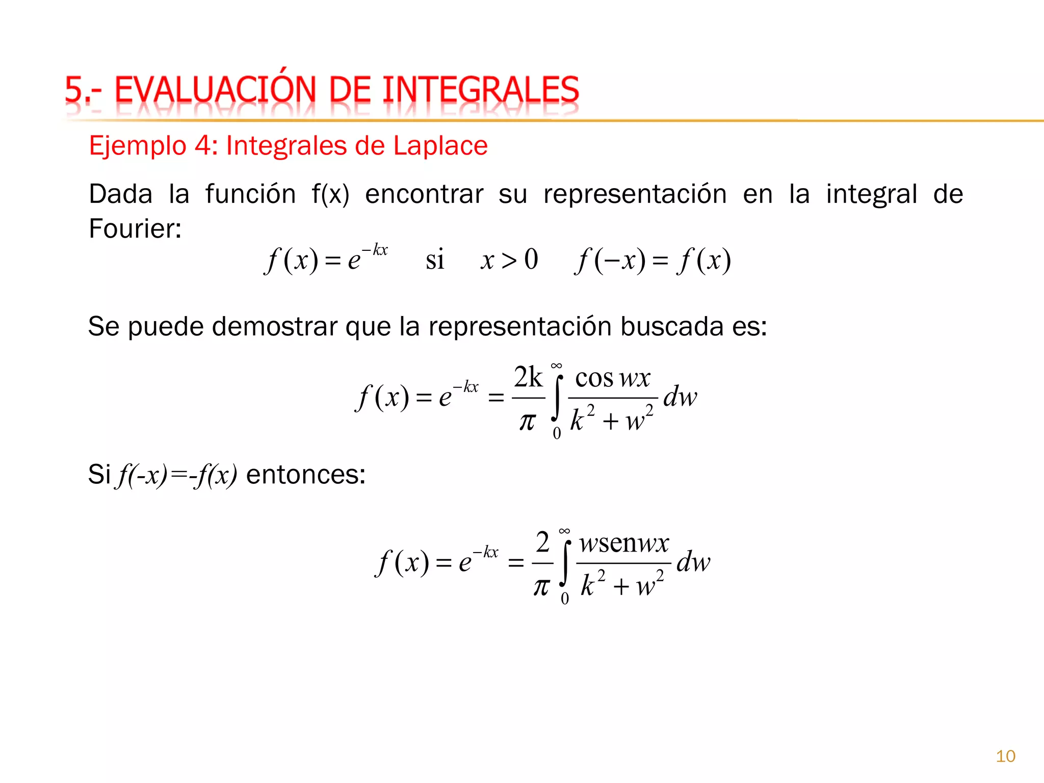La integral de fourier | PPT