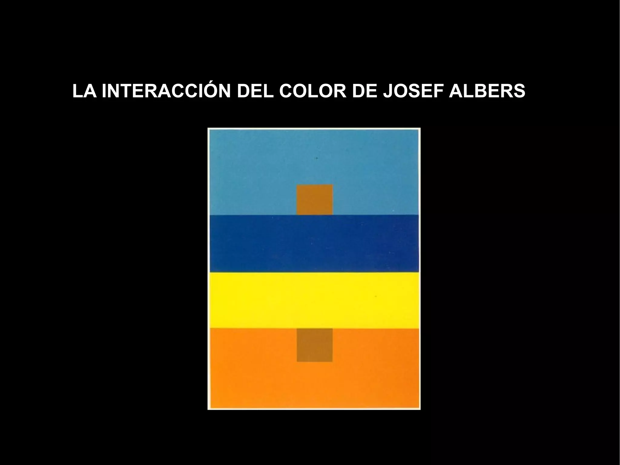 La interacción del color de Josef Albers | ODP