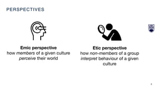 Qualitative Methods: Ethnography & Participant Observation | PPT