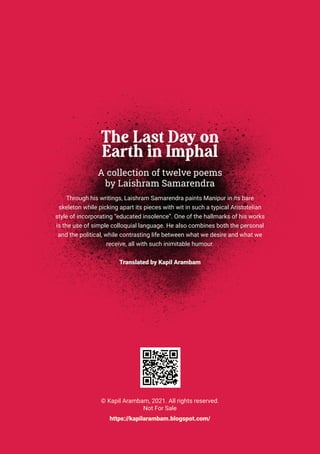The Last Day on Earth in Imphal | PDF