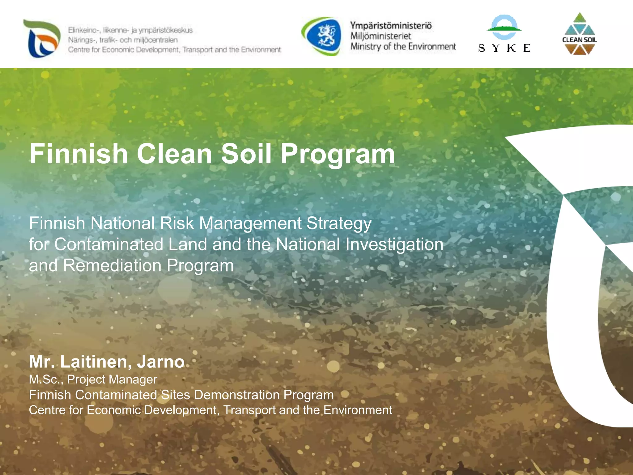 Finnish Clean Soil Program | PPTX