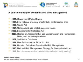 Finnish Clean Soil Program | PPTX