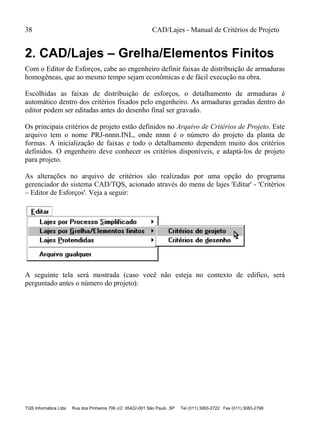 Lajes 02-critérios de projeto | PDF
