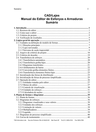 Lajes 03-editor de esforços e armaduras | PDF