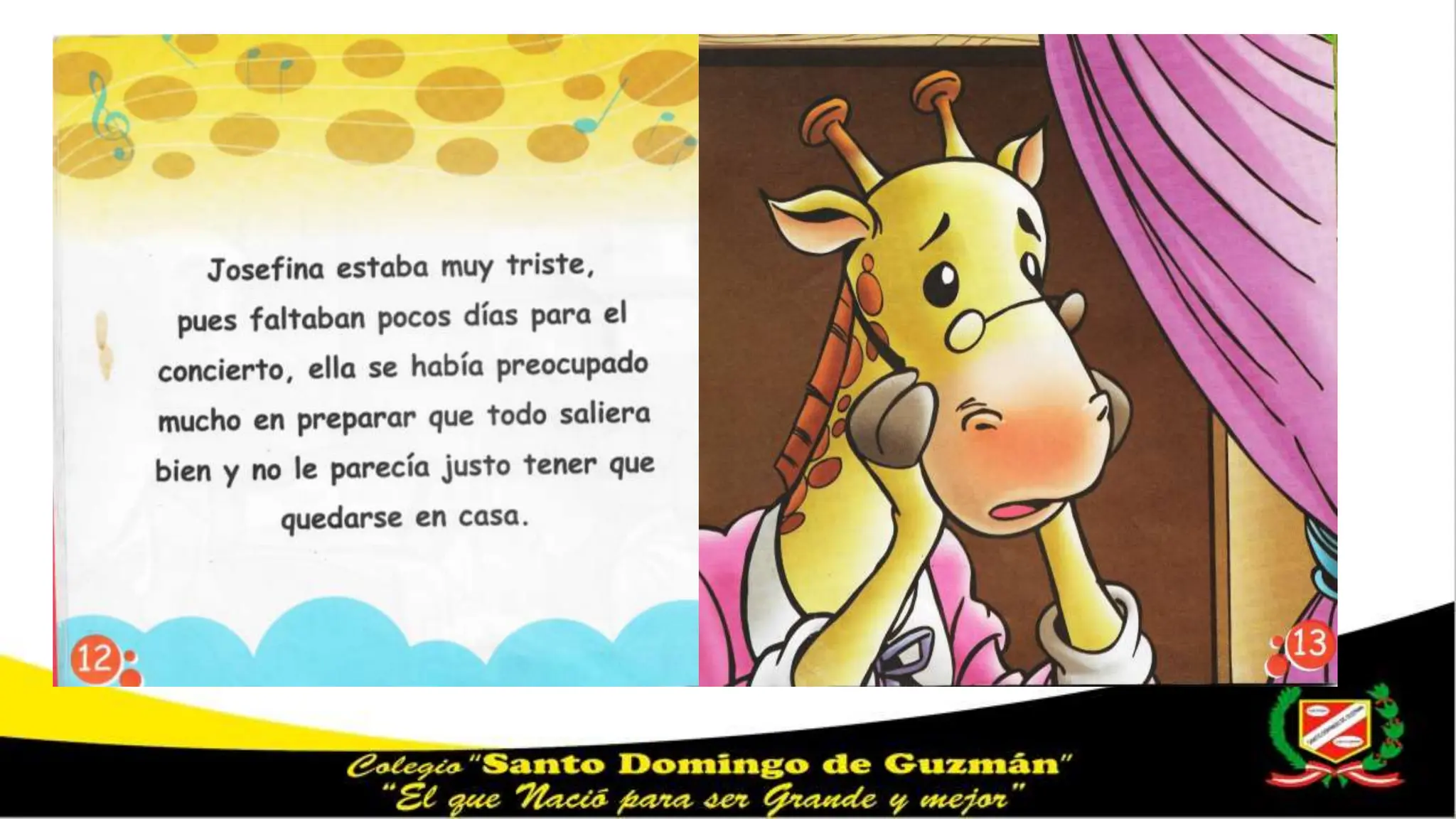 LA JIRAFA JOSEFINA.pptx LECTURA Y ACTIVIDADES DE COMPRENSION | PPT