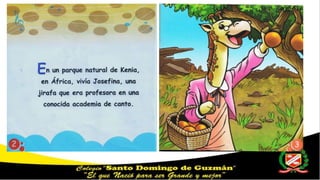 LA JIRAFA JOSEFINA.pptx LECTURA Y ACTIVIDADES DE COMPRENSION | PPTX