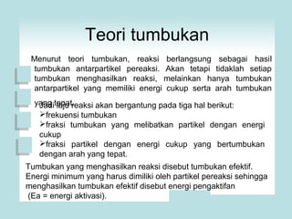 Laju reaksi | PPT