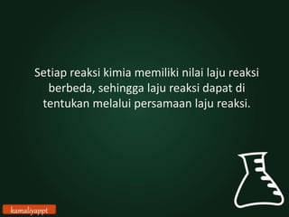 Laju reaksi | PPTX