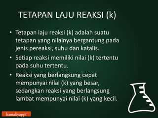 Laju reaksi | PPTX