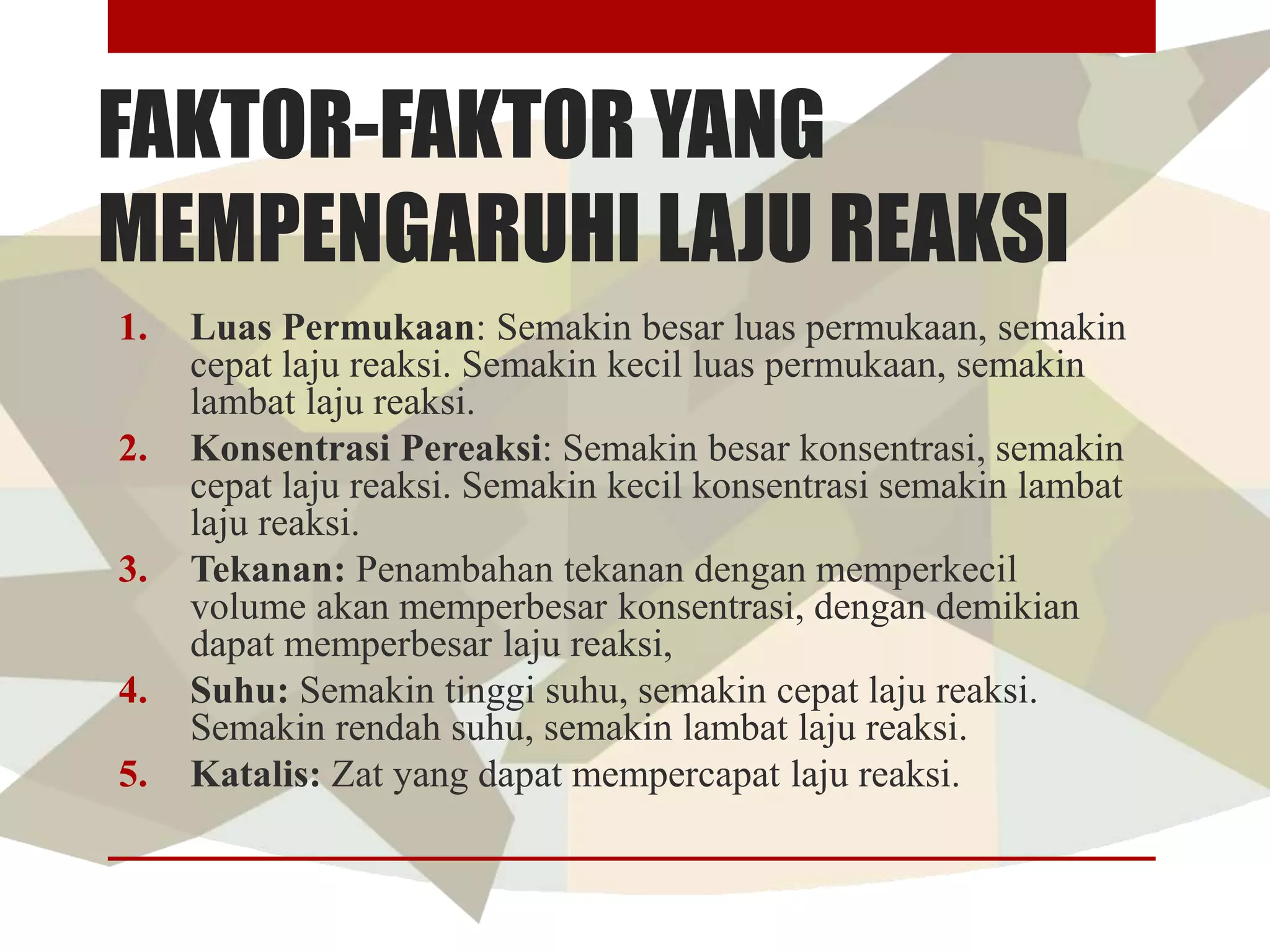 Laju Reaksi ppt | PPTX