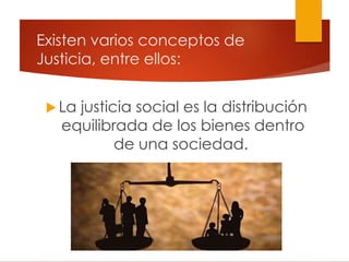 La justicia vs injusticia | PPTX