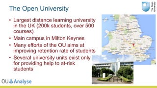 OU Analyse: Analysing at-risk students at The Open University | PPT