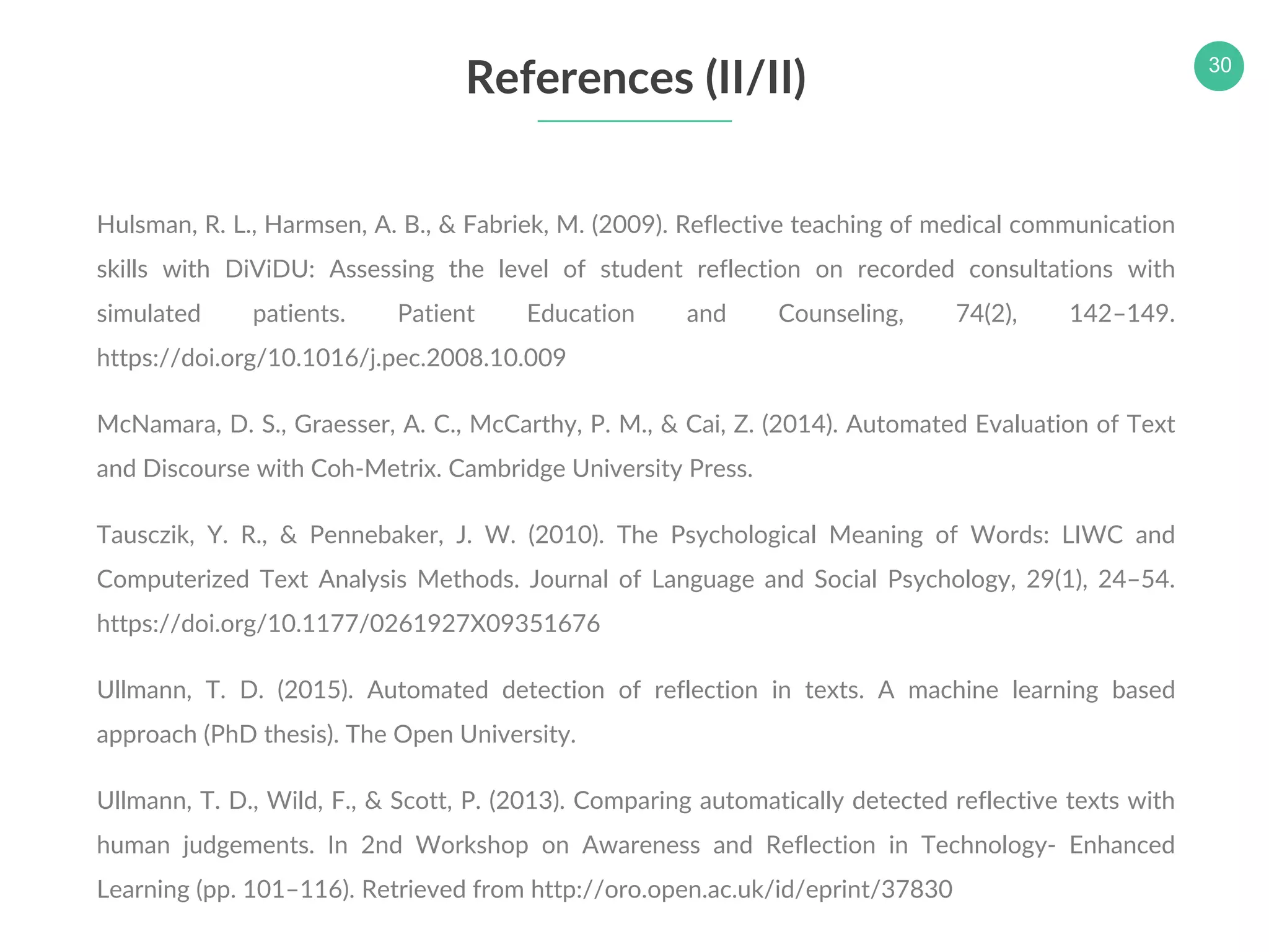 Understand students’ self-reflections through learning analytics | PDF