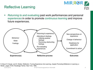 Learning Analytics and Quantified Self approaches for Reflective ...