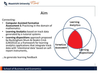 Investigating learning strategies in a dispositional learning analytics ...