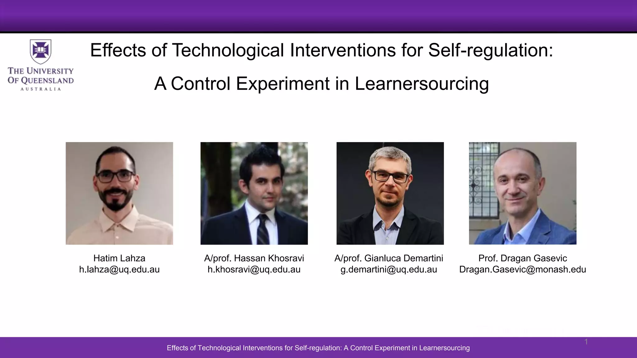 Effects of Technological Interventions for Self-regulation: A Control ...