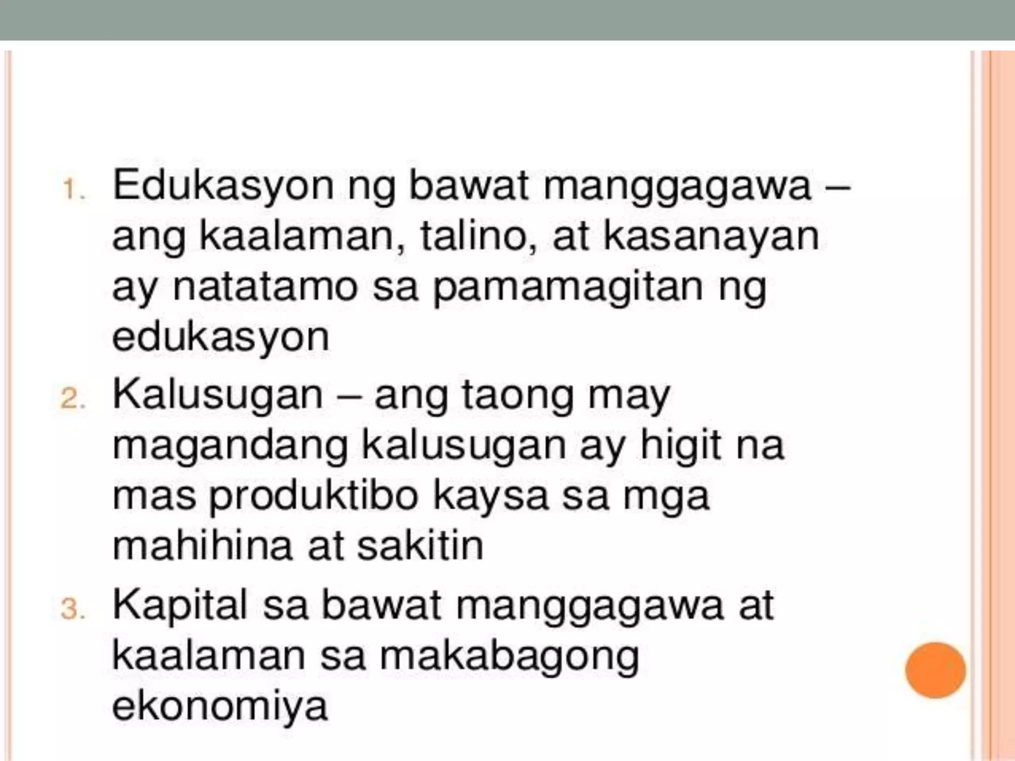 LAKAS PAGGAWA | PPTX