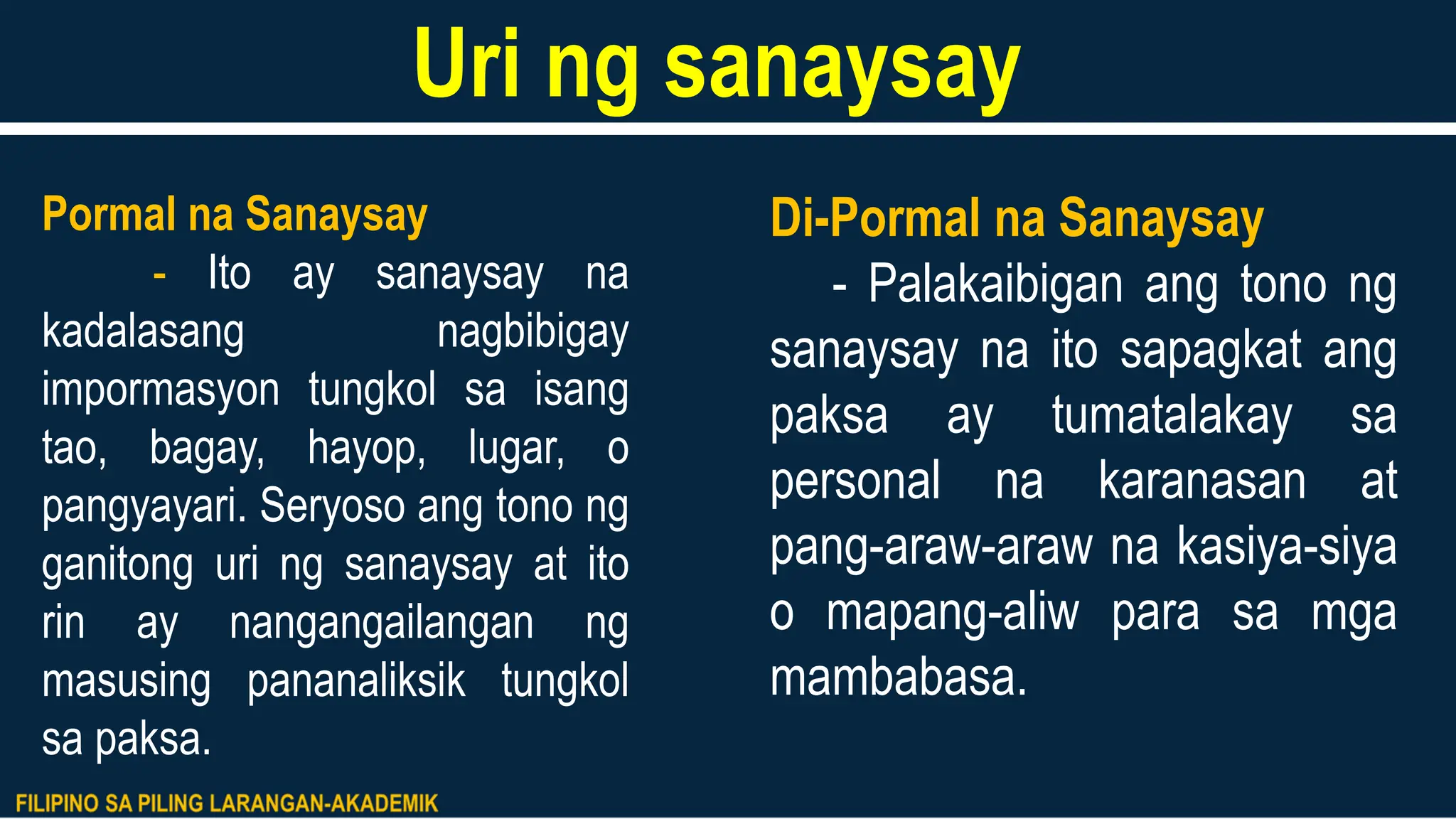 LAKBAY-SANAYSAY-FILIPINO SA PILING LARANGAN.pptx