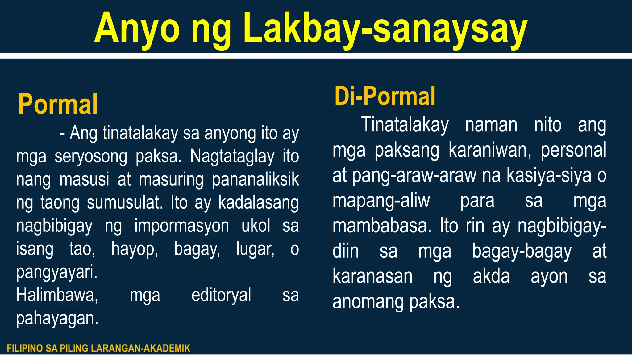 LAKBAY-SANAYSAY-FILIPINO SA PILING LARANGAN.pptx