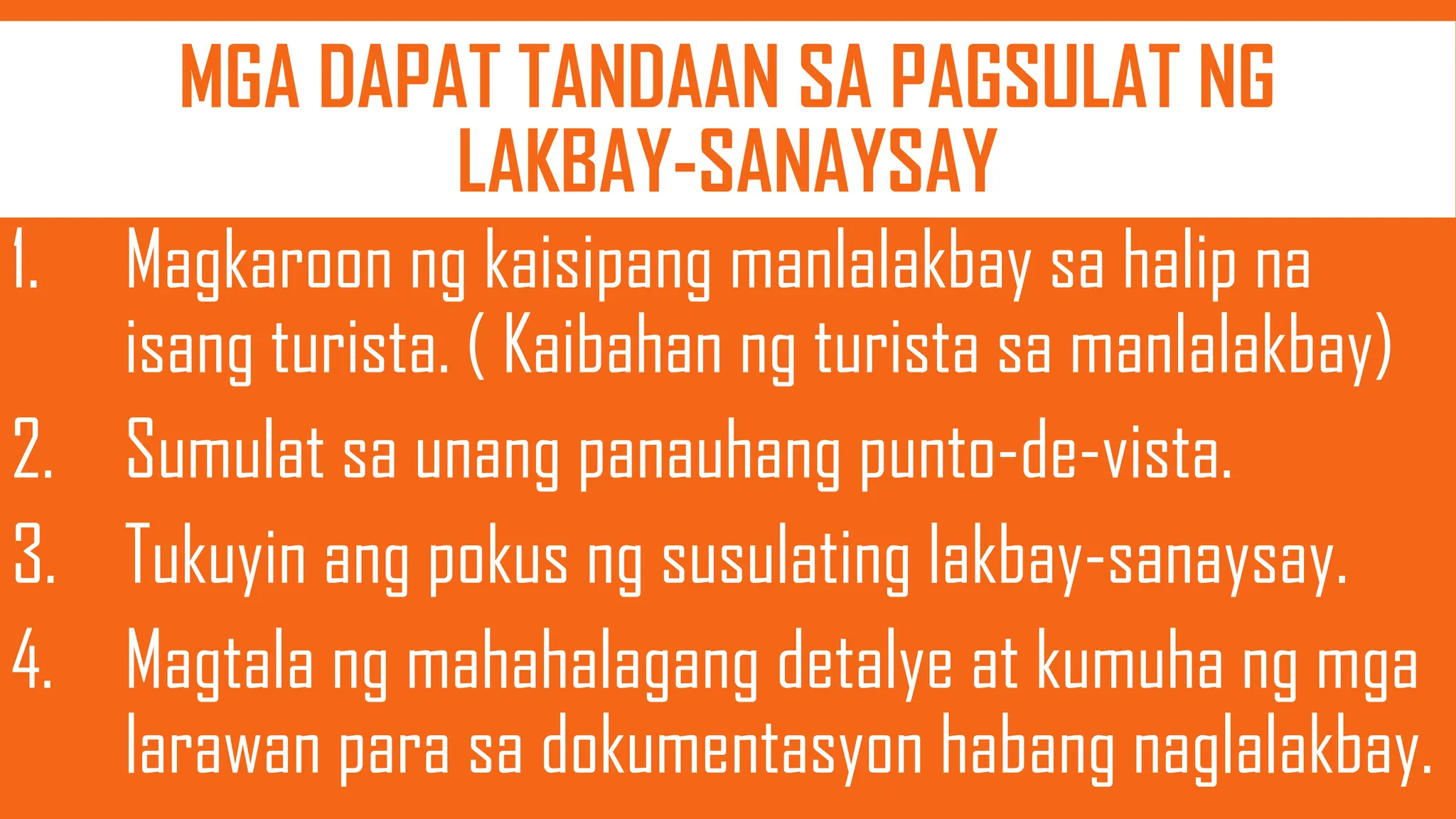 LAKBAY-SANAYSAY.pptx Grade 12- akademiks | PPTX