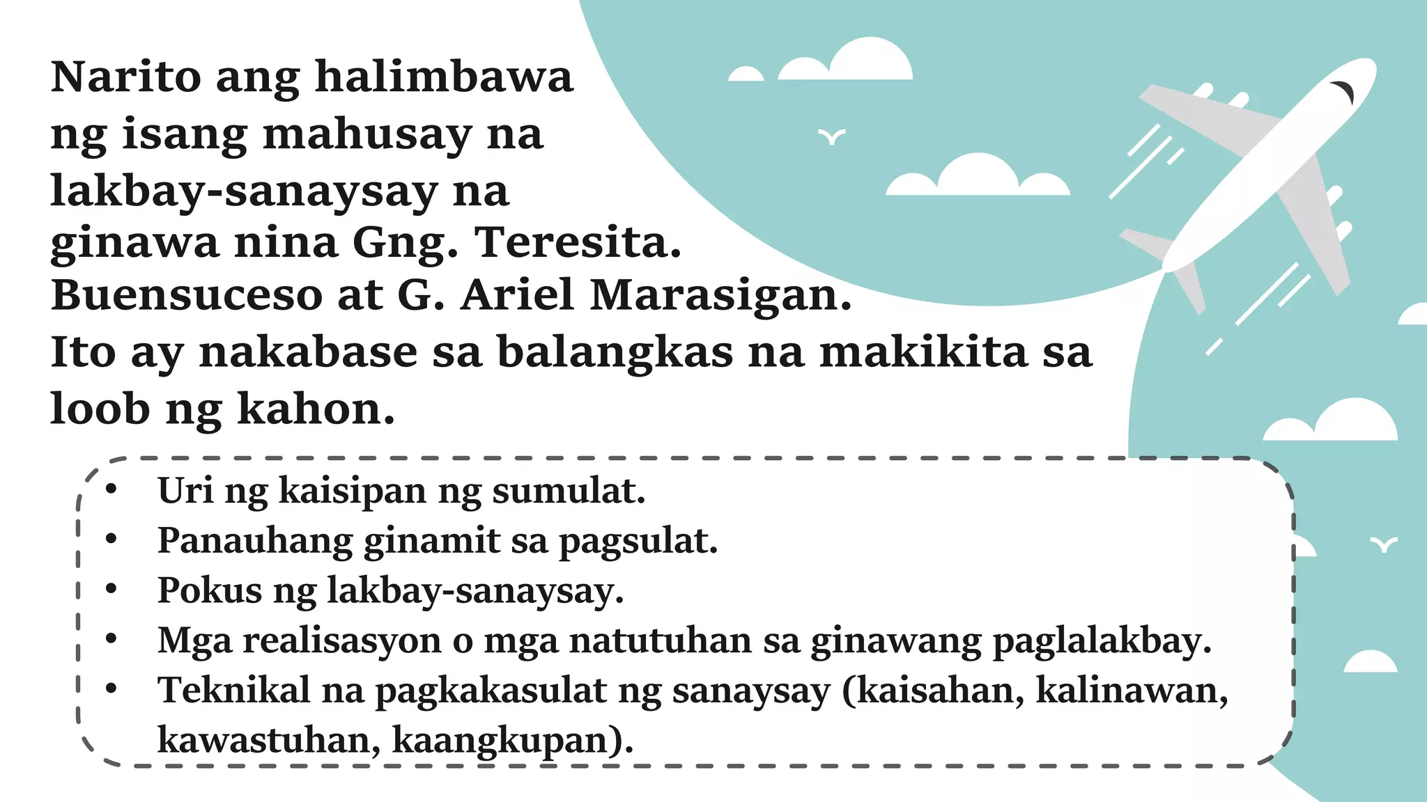 Lakbay Sanaysay (Grade 12) | PPTX