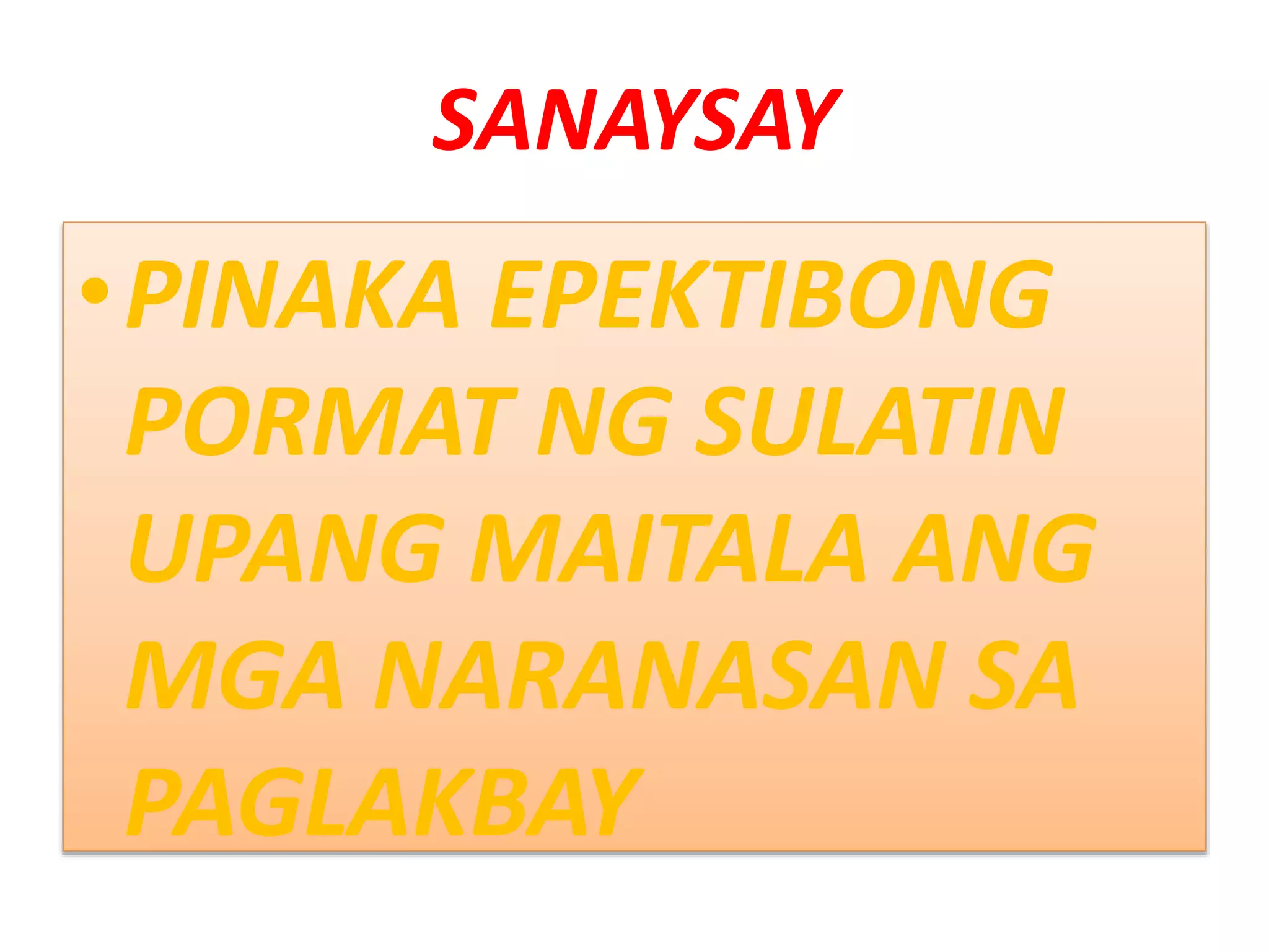Lakbay sanaysay filipino grade 12 | PPTX