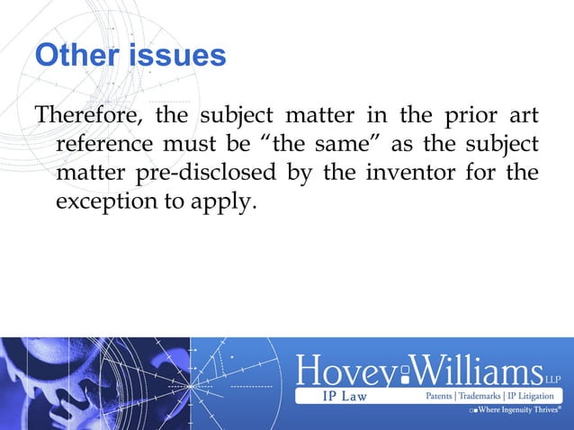 Understanding Changes to 35 USC 102 or "First-(Inventor)-To-File | PPT