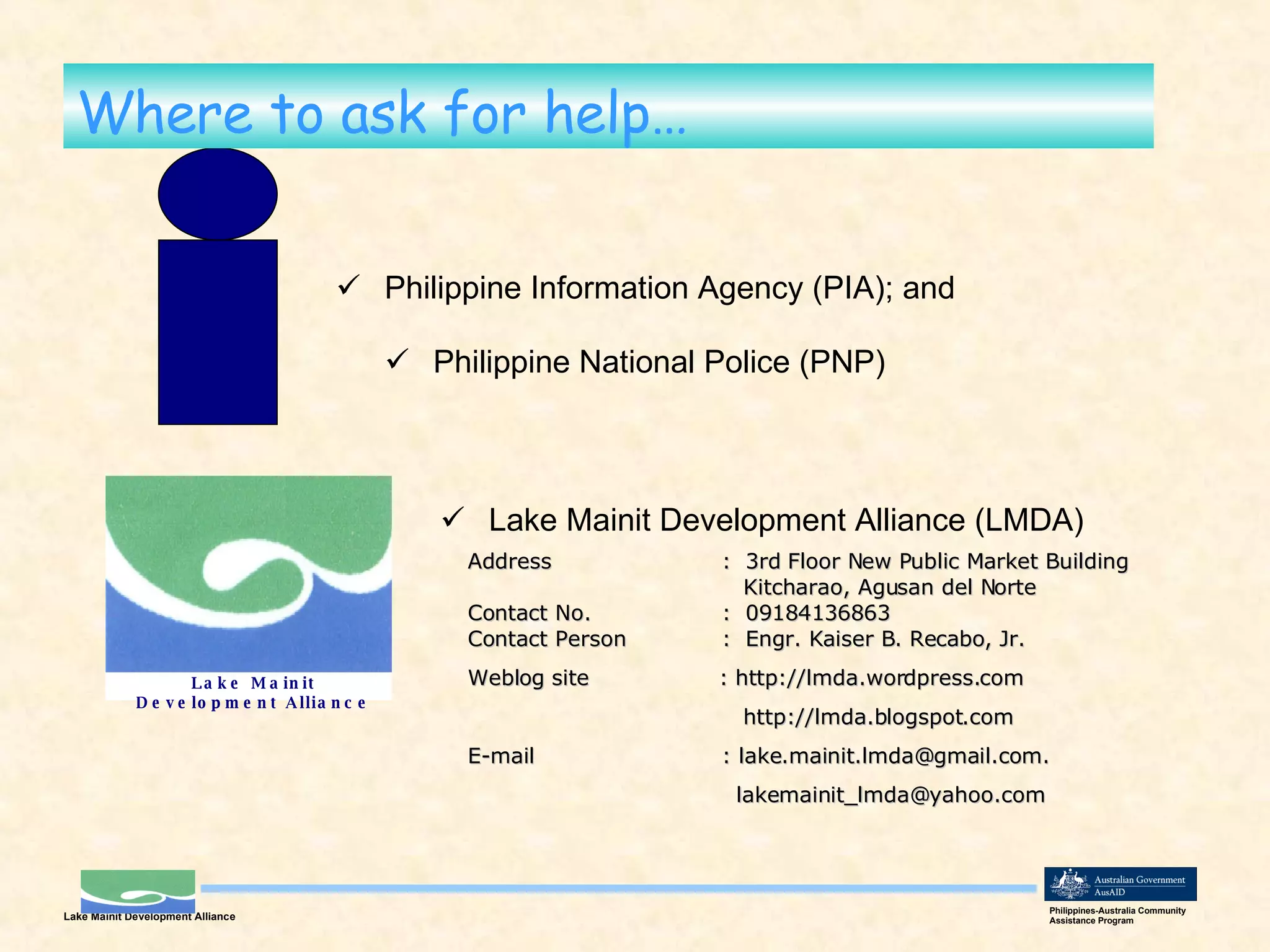 The Lake Mainit and Its Watershed | PPT