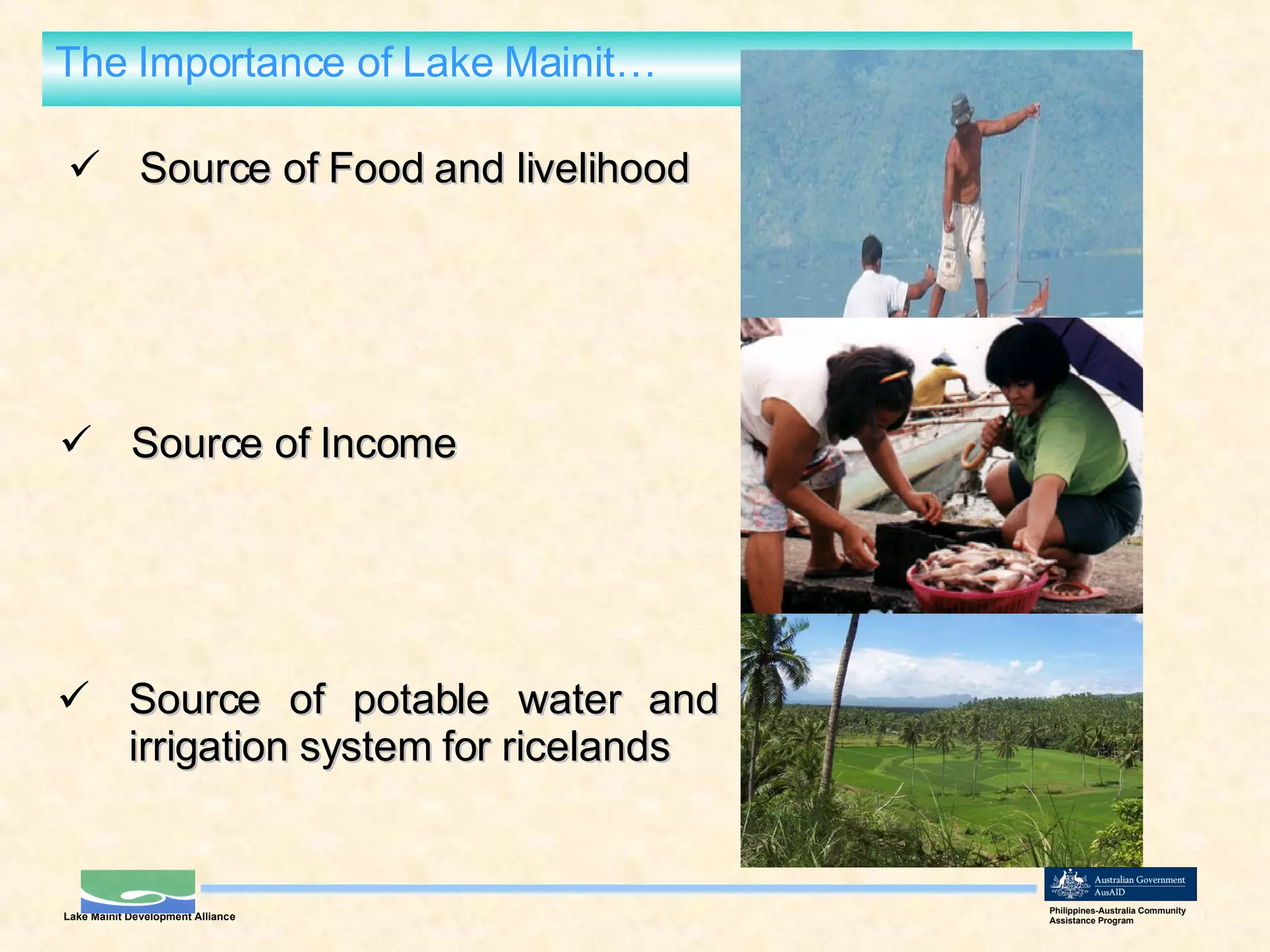 The Lake Mainit and Its Watershed | PPT