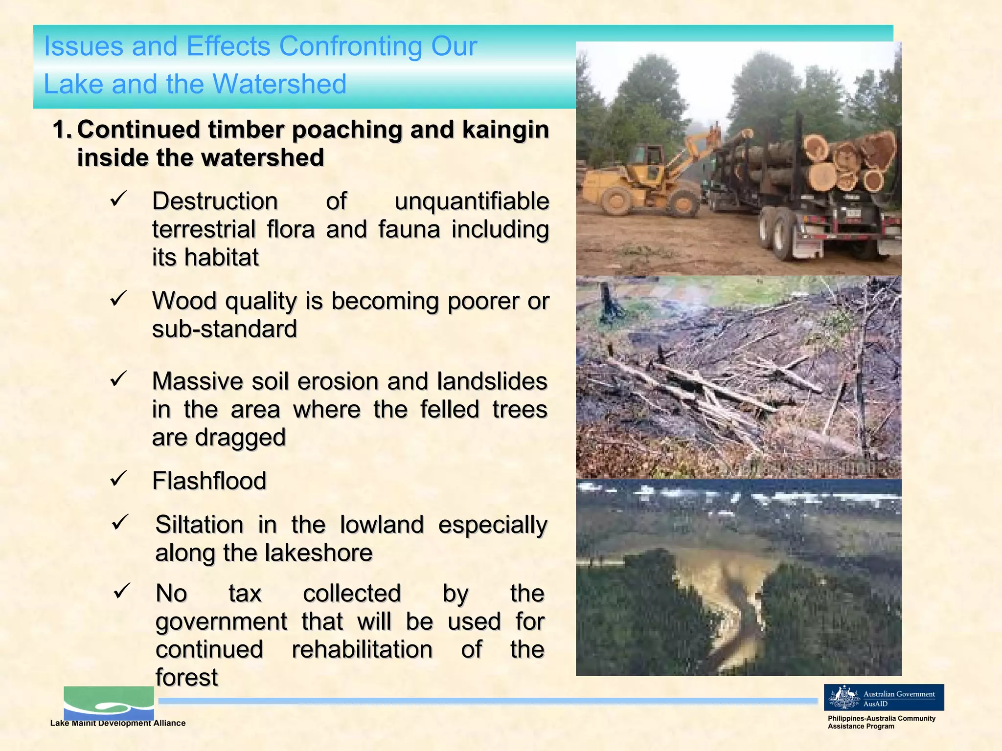 The Lake Mainit and Its Watershed | PPT