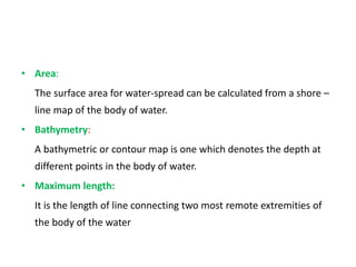 Lake classification and Morphometry.pptx