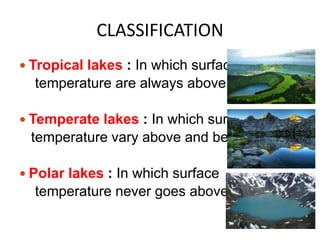 Lake classification and Morphometry.pptx