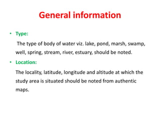 Lake classification and Morphometry.pptx