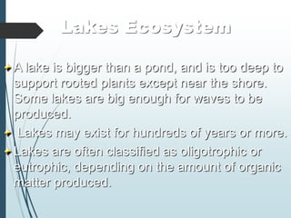 lake ecosystem.pptx000000000000000000000 | PPTX