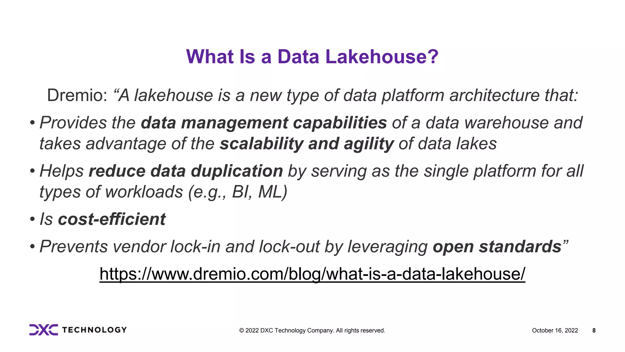 Lakehouse Analytics with Dremio | PPTX