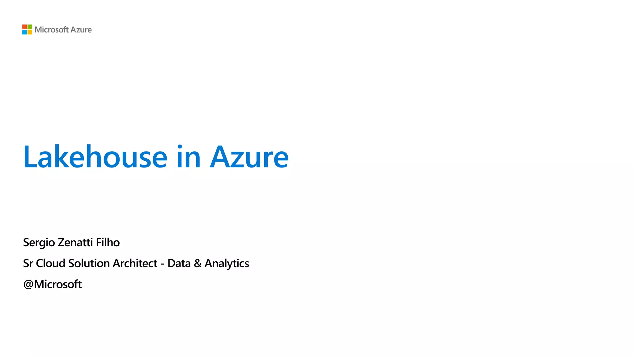 Lakehouse in Azure | PPT