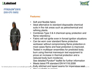 Chemical Protective Clothing Lakeland - SUPER SAFETY SERVICES | PPTX