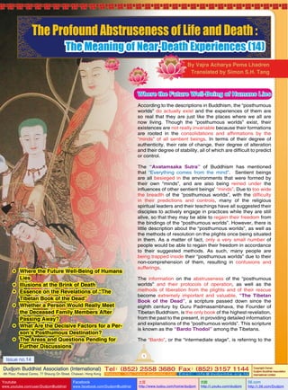 Lake of lotus (14) the profound abstruseness of life and dea | PDF ...