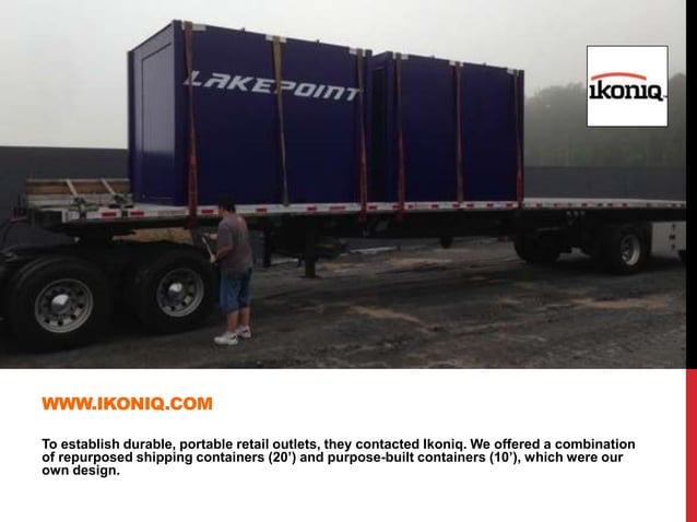 Repurposed shipping containers create retail space at LakePoint sports ...