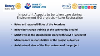 Lake restoration | PPTX