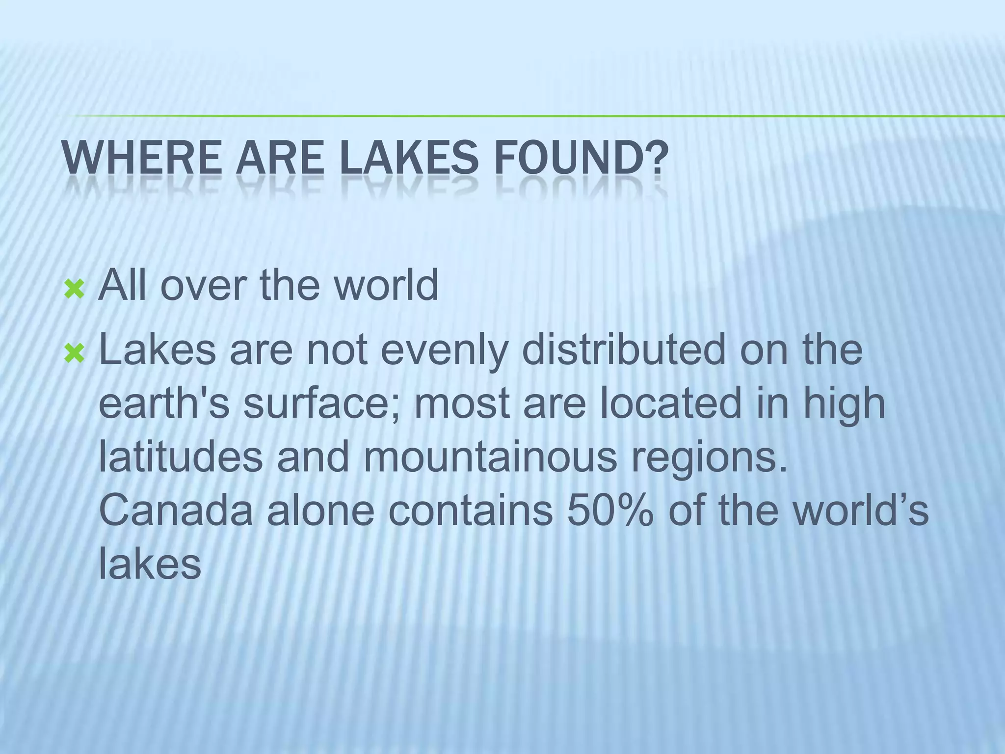 Lakes | PPT