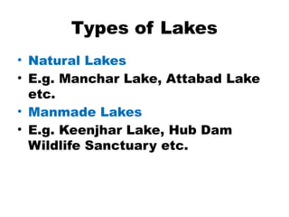 Freshwater Ecosystem Importance and Threats to Lakes | PPTX