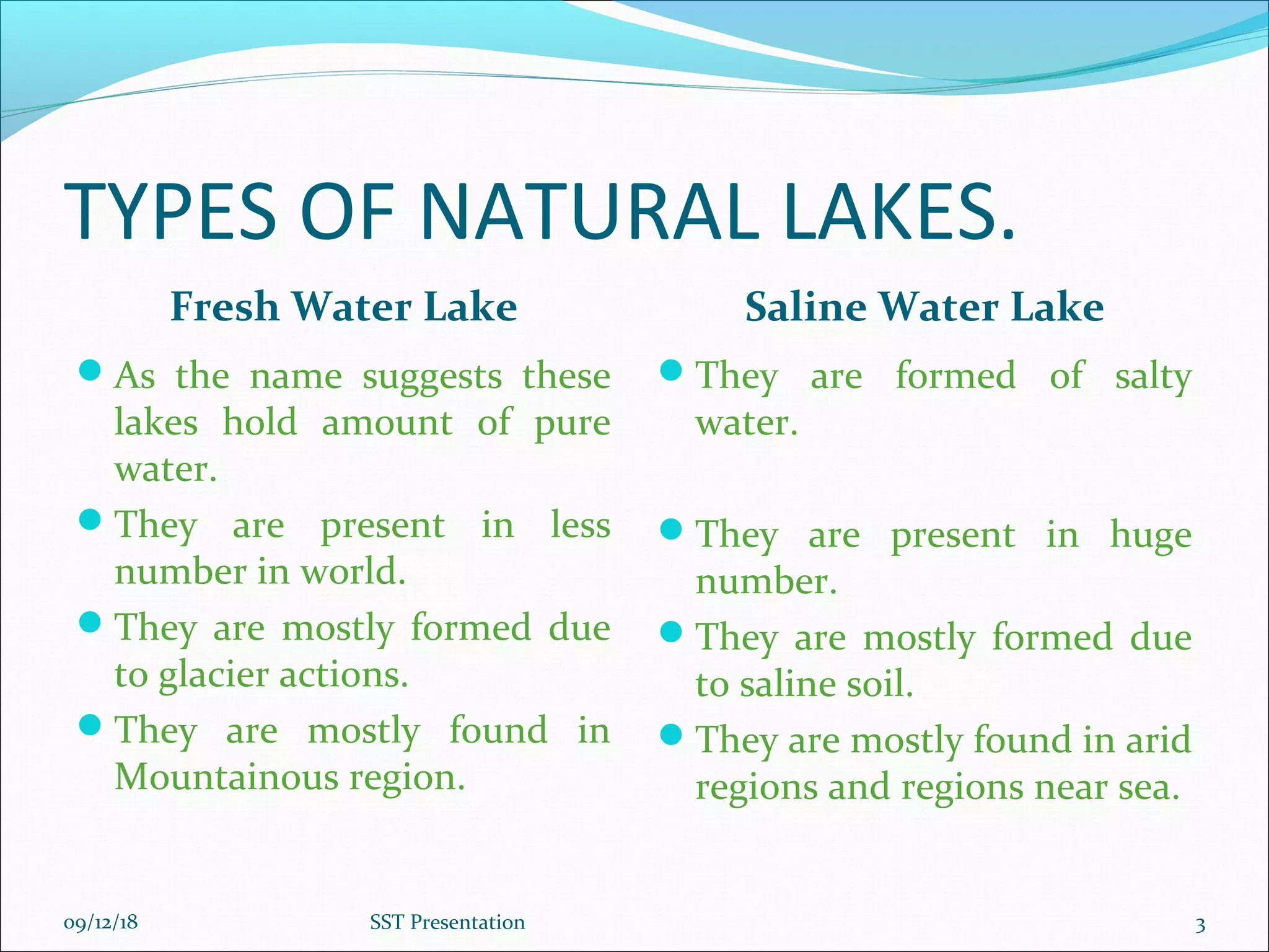Lakes and indland drainage system | PPT