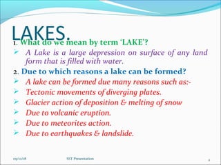 Lakes and indland drainage system | PPT